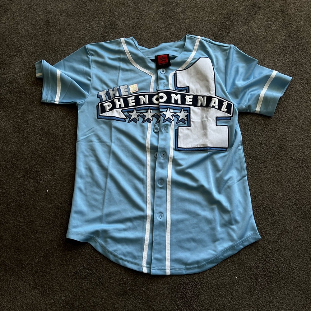 Aj Styles The Phenomenal One 1 Wwe Baseball Jersey, S… - Gem